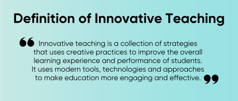Innovative Teaching Methods – Best Classroom Approaches
